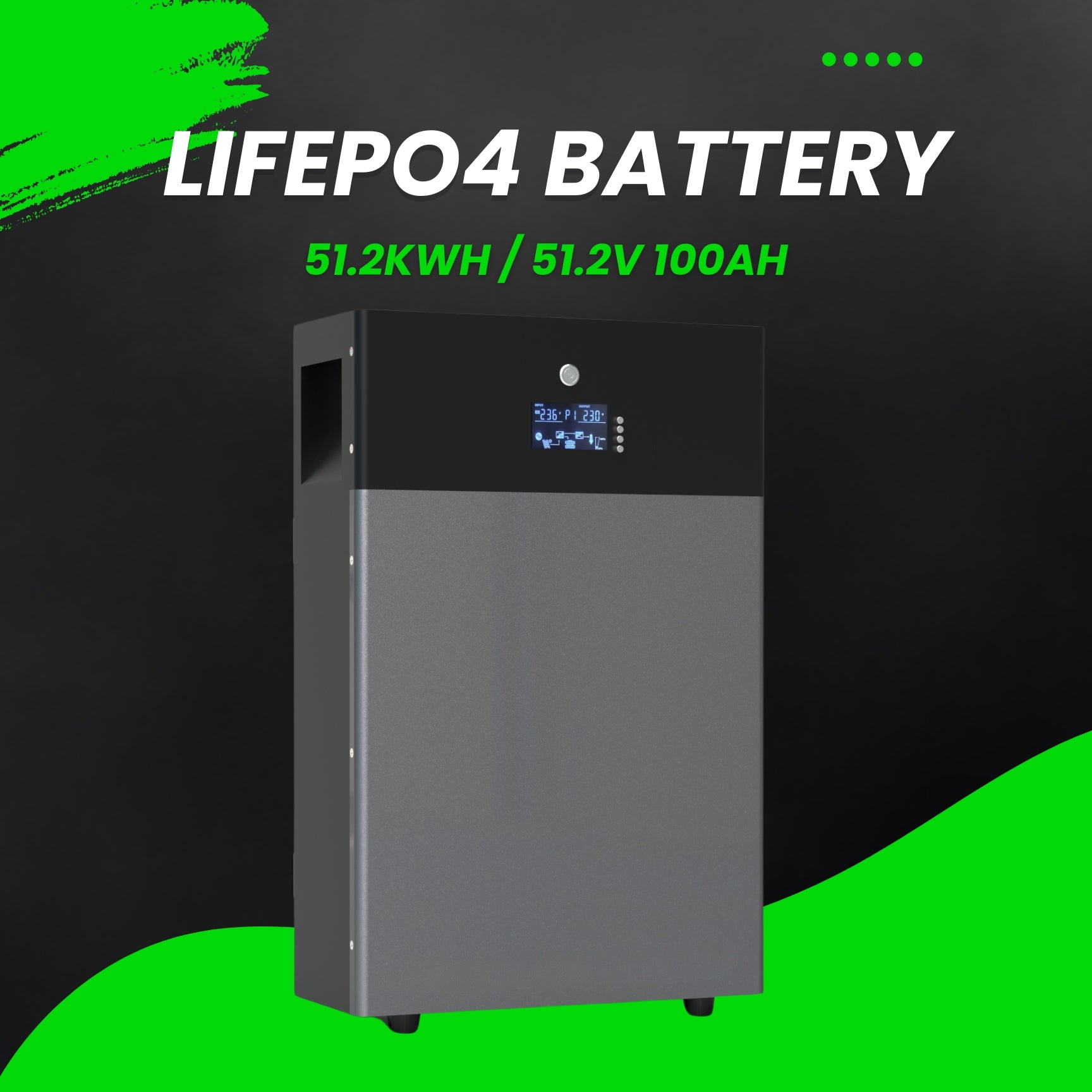 5.12KWh LiFePO4 Battery – IPV ESSA
